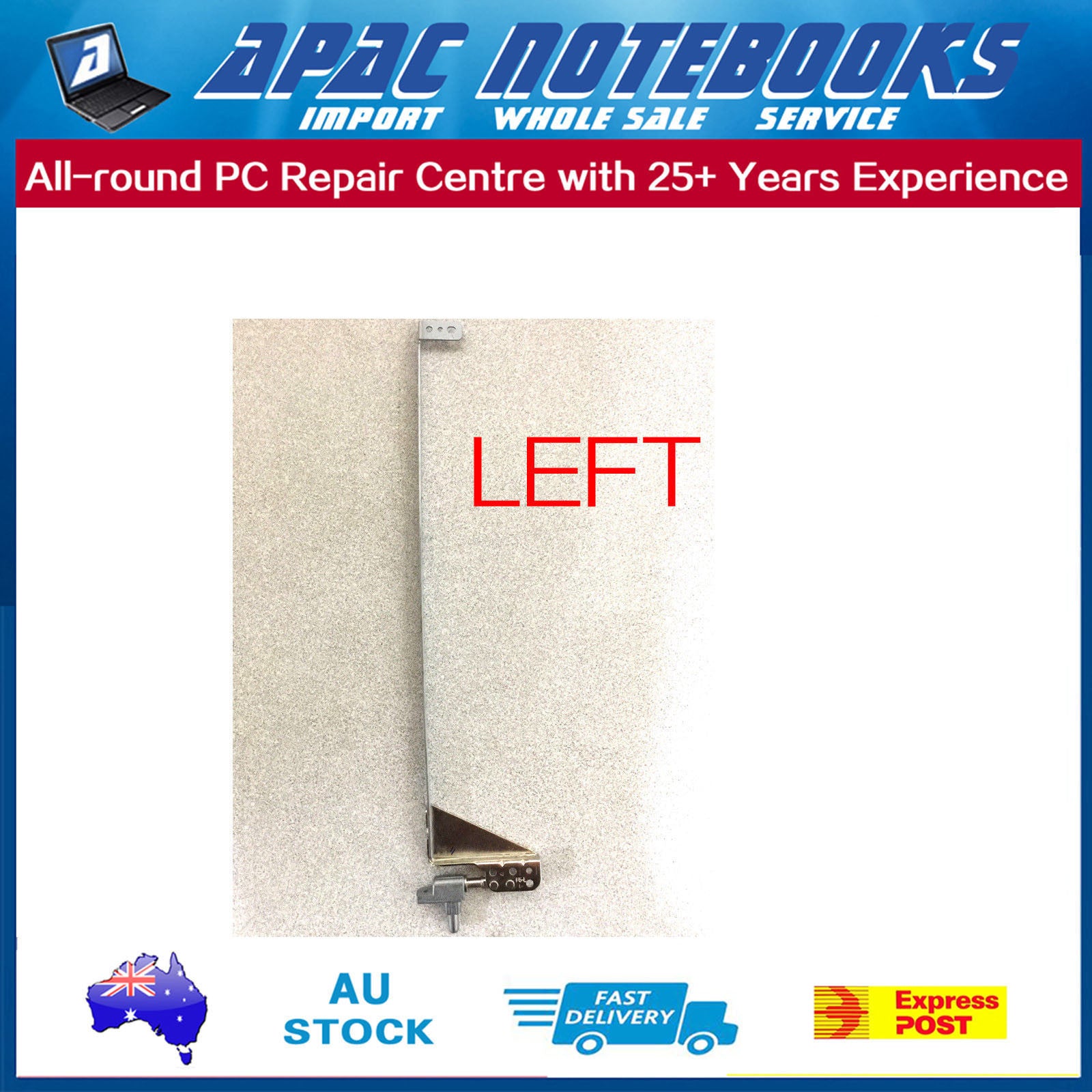 LCD Screen Hinge LEFT For ASUS Pro50 Pro50S Pro 50 Pro 50S – APAC Notebooks