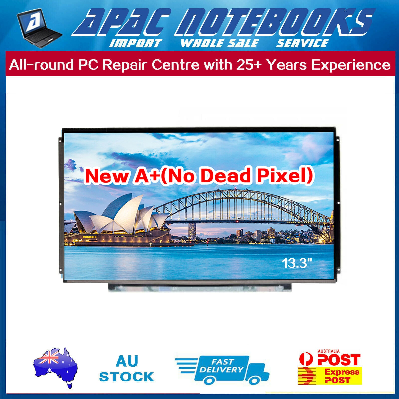NEW 13.3" Laptop LED LCD Slim Screen panels Display for Dell Inspiron ...