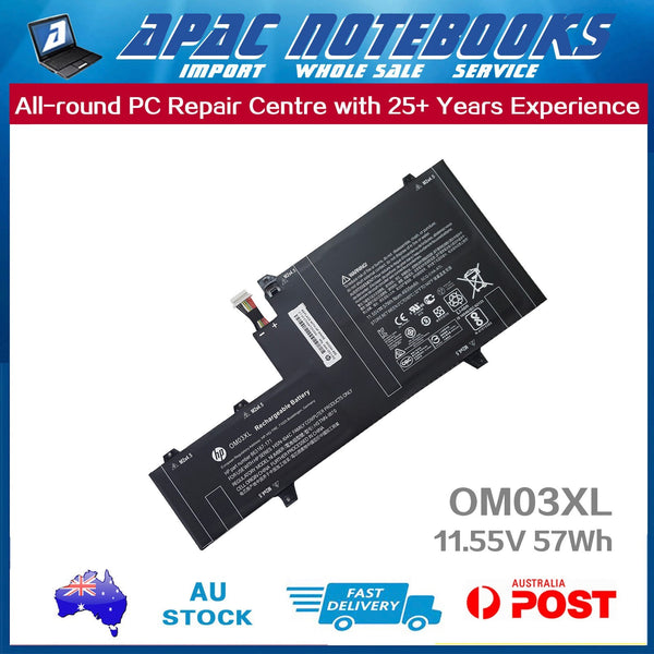 Genuine OM03XL Battery HP EliteBook x360 1030 G2 OM03057XL-PL 11.55V 5 ...