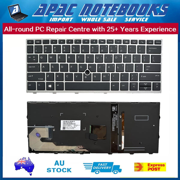 Keyboard For HP EliteBook 730 G5 735 G5 735 G6 830 G5 830 G6 With Back ...