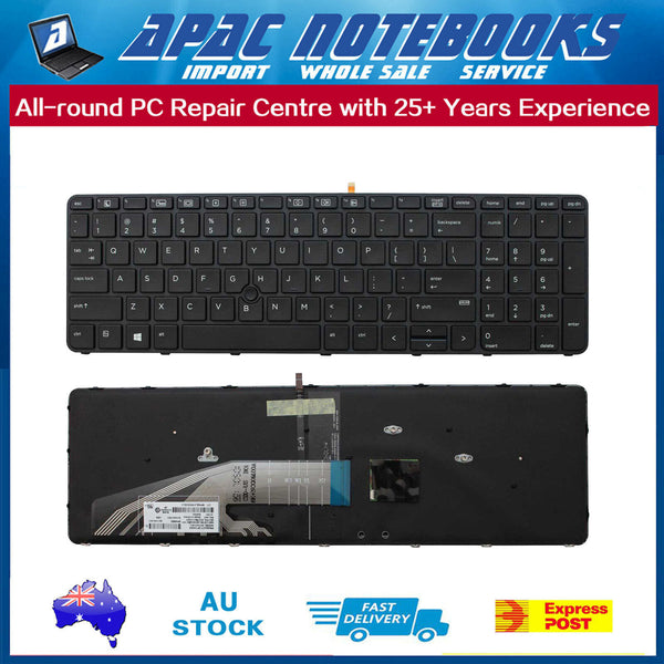 Genuine keyboard backlit with Pointer for HP Probook 650 G2 G3 655 G2 ...
